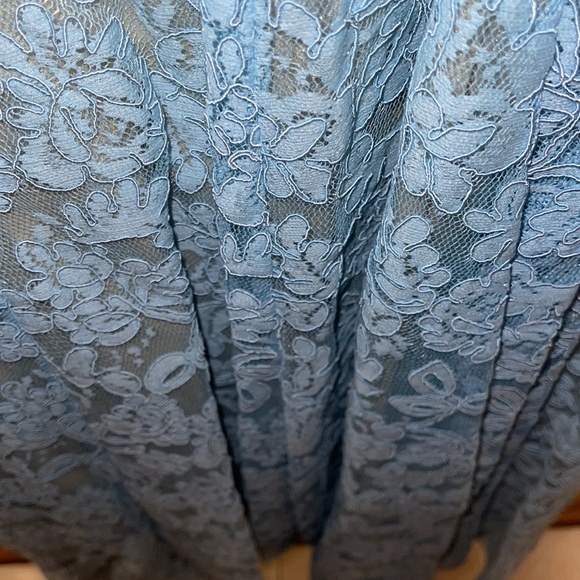 La Femme | Dresses | Powder Blue Lace Pearlaccent Twopiece | Poshmark